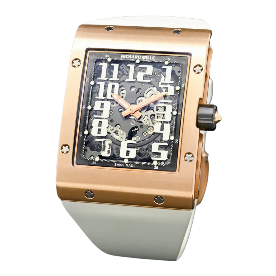 RM 016 Automatic Winding Extra Flat 38mm 18RG NB/NP | 515-2505 | Geneva ...