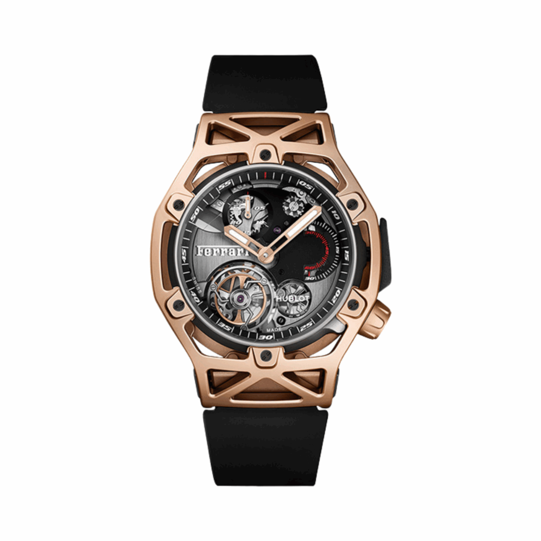 Hublot Techframe Ferrari Tourbillon Chronograph | 515-3385 | Geneva Seal